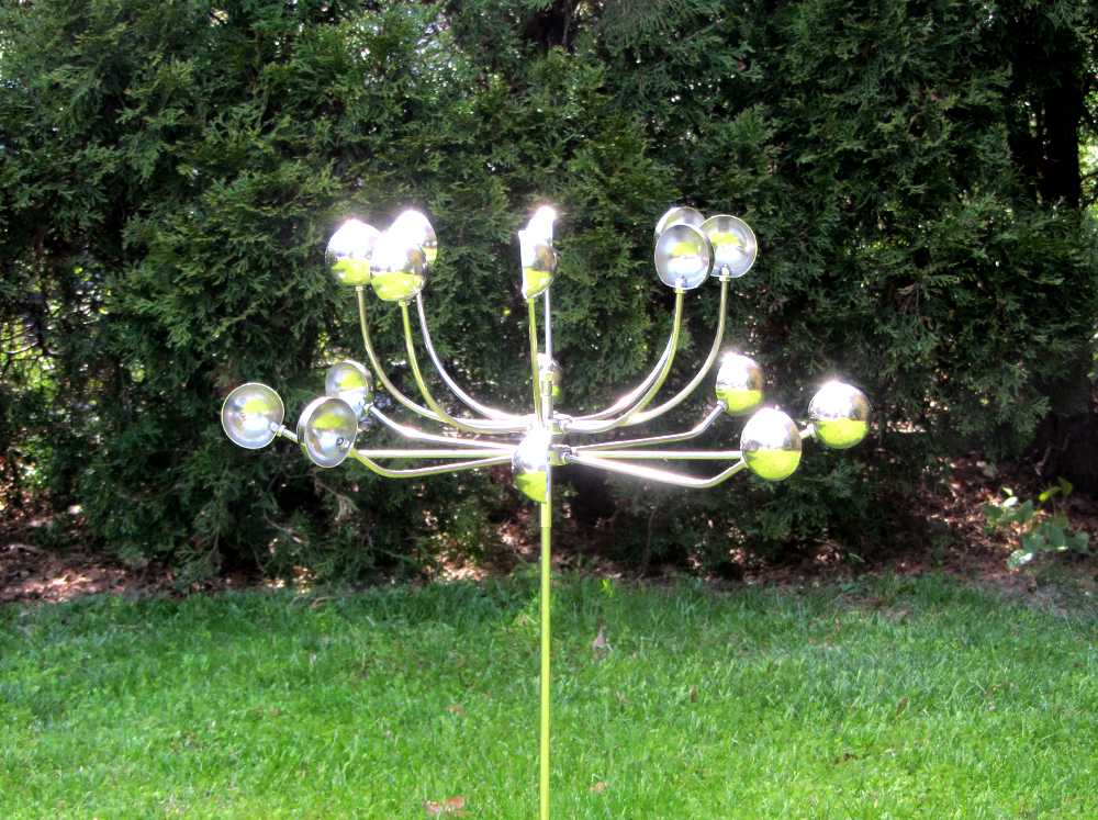 Kinetic Wind Flower III – Wind Sculptures, Wind Spinners & Metal Wind ...