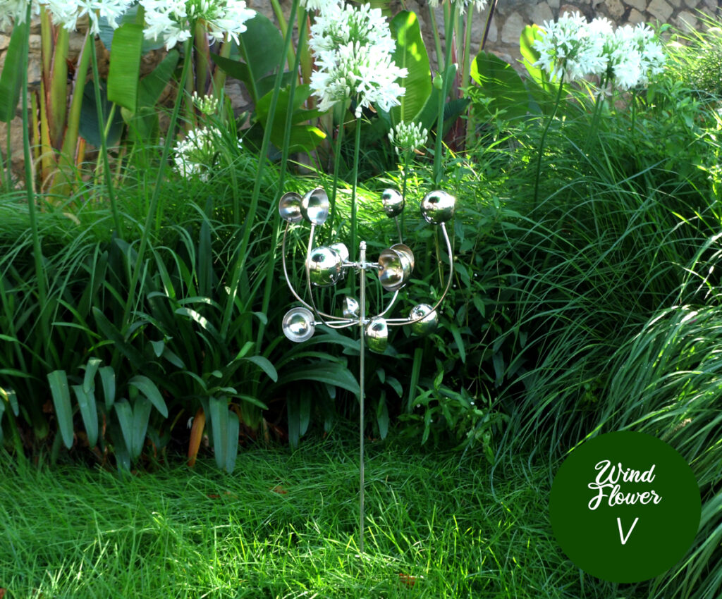 Kinetic Wind Flower V – Wind Sculptures, Wind Spinners & Metal Wind ...